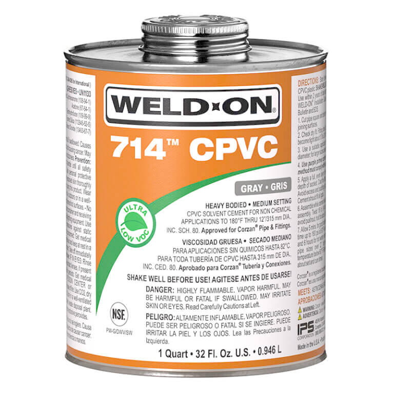 Weld-On® 724™ CPVC Heavy Bodied Cement | Weld-On Adhesives, Inc.